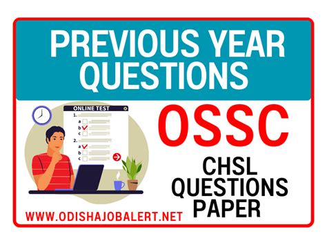 OSSC CHSL Previous Year Question Papers Download OdishaJobAlert Net Odisha Govt Job
