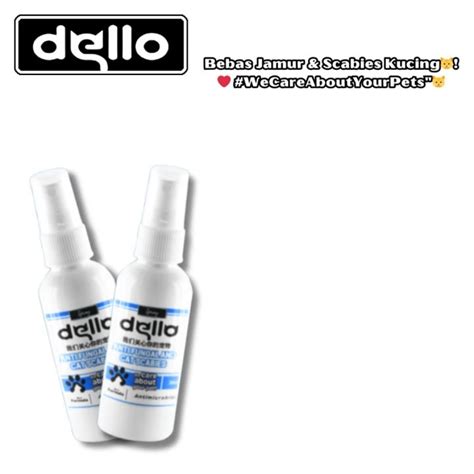 OBAT PENYAKIT KULIT JAMUR RINGWORM SCABIES KUCING DELLO HEWAN ANABUL
