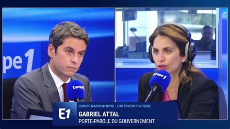 Europe 1 On Twitter Gabriel Attal Confirme La Baisse Du Nombre De