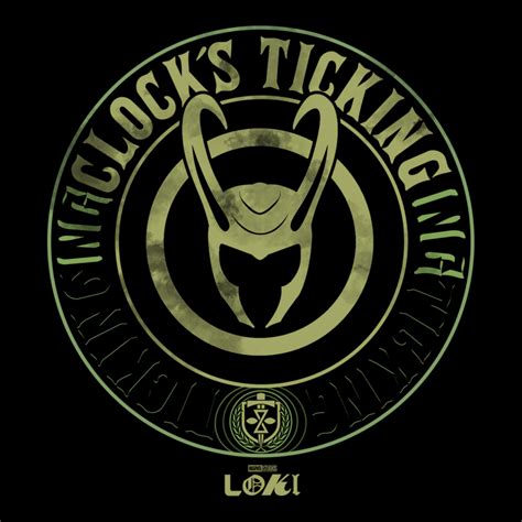 Loki Clocks Ticking T Shirt Black Elbenwald