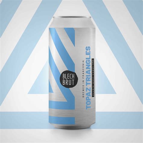TOPAZ TRIANGLES 0 44l Dose Blech Brut