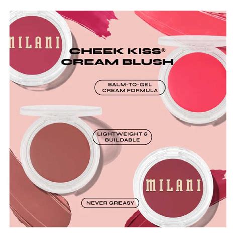 Cheek Kiss Cream Blush Nude Kiss Milani Cosmetics