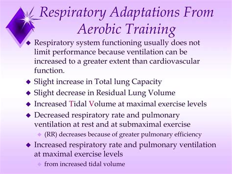 Ppt Cardiorespiratory Adaptations To Training Powerpoint Presentation
