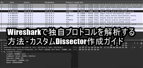 Wiresharkで独自プロトコルを解析する方法 カスタムdissector作成ガイド