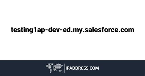 Testing1ap Dev Login Salesforce