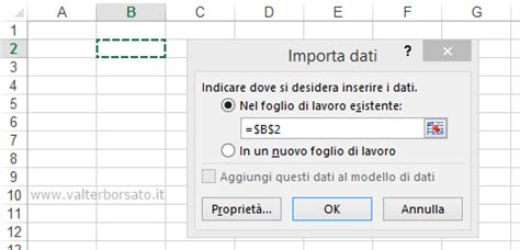Importare Dati Web In Excel Importare Dati Dal Web Con Gli Strumenti