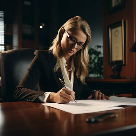 Premium Photo Financial Support Woman Signing Loan