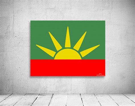 Aztec Flag By Tony Tudor Wall Art