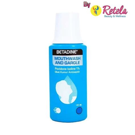 Jual BETADINE MOUTHWASH GARGLE 190ML Shopee Indonesia