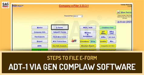 Quick Guide To File An Adt 1 Form Via Gen Complaw Software