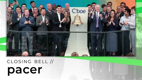 Cboe Global Markets On Linkedin Pacer Etfs Bell Ringing