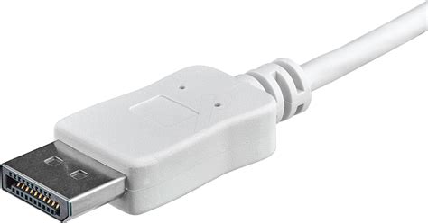 ST CDP2DPMM1MW Cable USB C DP 4K 60Hz White 1 M At Reichelt Elektronik