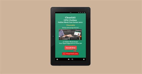 ClearIAS Releases UPSC Prelims Test Series Timetable And Study Plan Download PDF ClearIAS