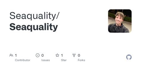 GitHub Seaquality Seaquality