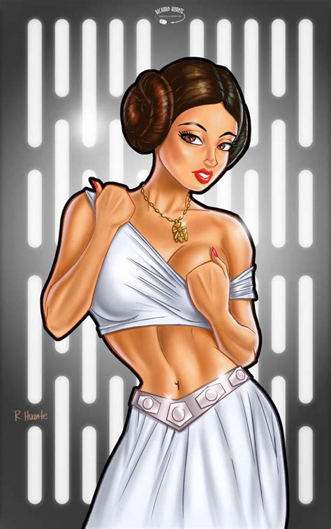 Pinup Leia By Richardhuante On Deviantart