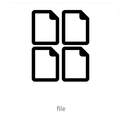 Files And Folder Icon Concept 25903083 Vector Art At Vecteezy