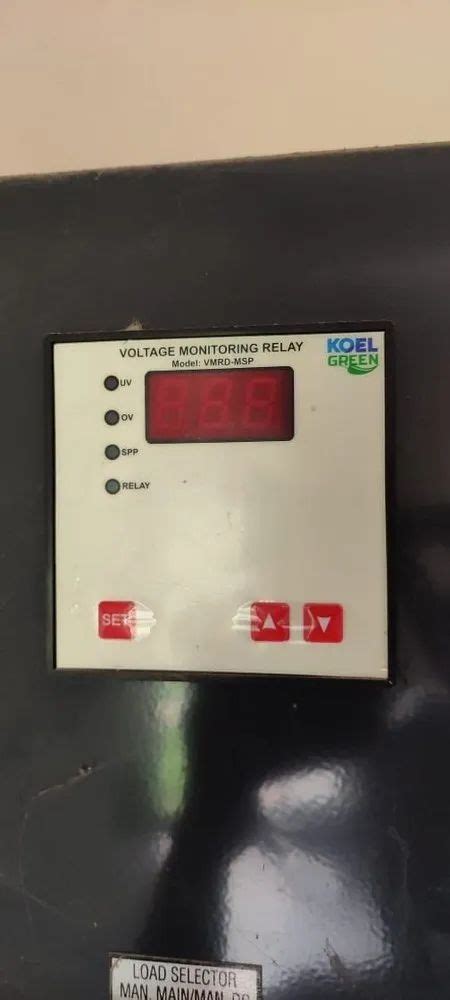 Voltage Monitoring Relay Vmr 3p Pr07 For Control Panel Voltage 415 V