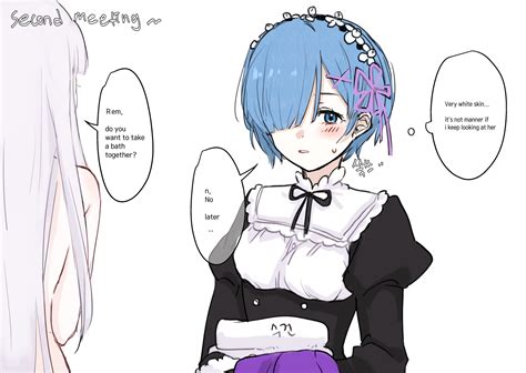 Media Rem X Emilia Art By 행주 Rrezero