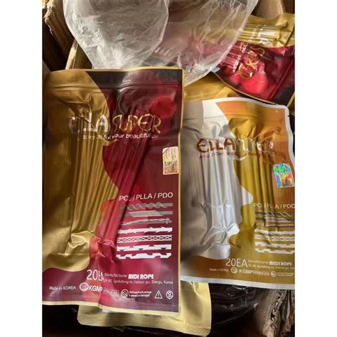 Elle Pdo Pcl Thr Ead Lift 20 100 Pcs 18gx100 Cone 4d Cog Shopee