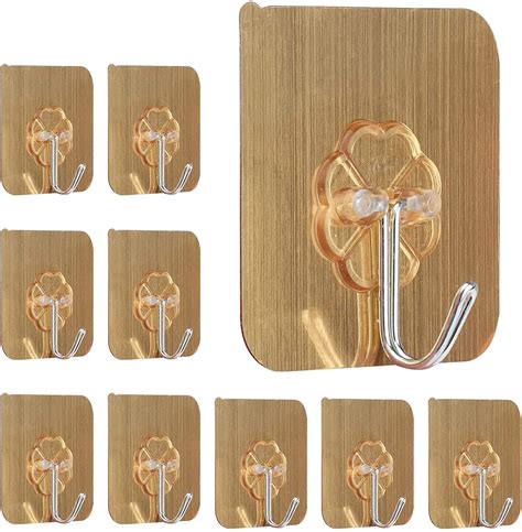Removable Mounting 3m Command Hooks 20lbs Capacity Outdoor Gold