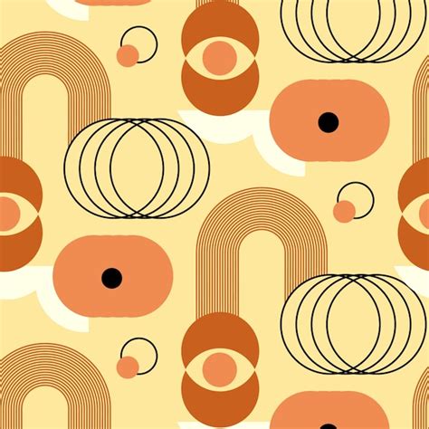 Free Vector Boho Geometric Pattern Design