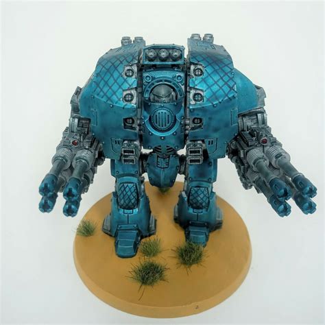Warhammer 40k Alpha Legion Space Marine Leviathan Dreadnought Painted