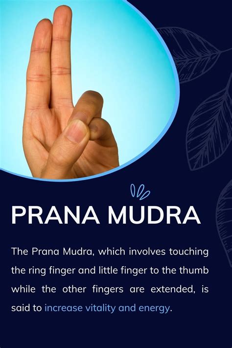 Prana Mudra Mudras Yoga Mantras Morning Mantra