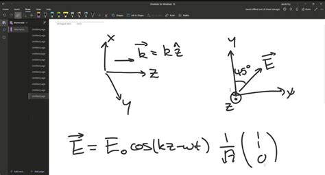 Solved Write An Expression For The Vector E And Vector B Fields That