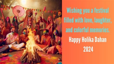 Holika Dahan 2024 Wishes Quotes Whatsapp Instagram Status Messages