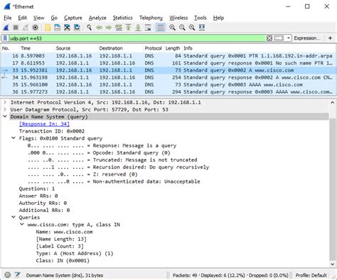 1717 Lab Exploring Dns Traffic Answers