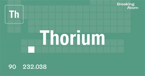 Thorium Th Atomic Number 90