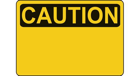 Clipart Caution Blank
