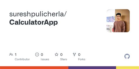 Github Sureshpulicherlacalculatorapp