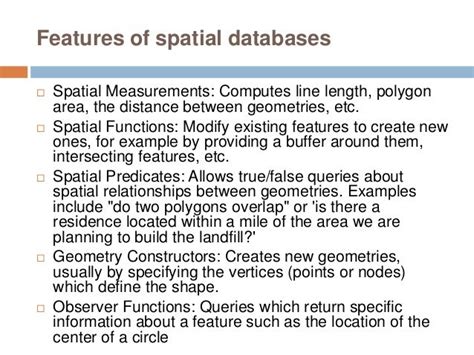 Spot Db Consistency Checking And Optimization In Spatial Database