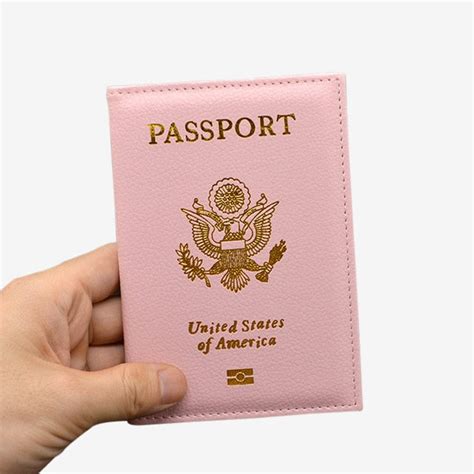 Shop Cute Usa Passport Cover Women Pink Trave Luggage Factory