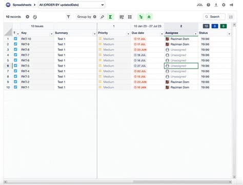 major releases excel like issue editor bulk create issues conditional