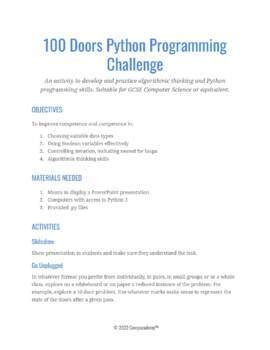 Doors Python Coding Challenge By Compucademy TPT