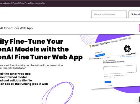 Train Gpt Models Easily Reactjs Openai Fine Tuning Tool With Source