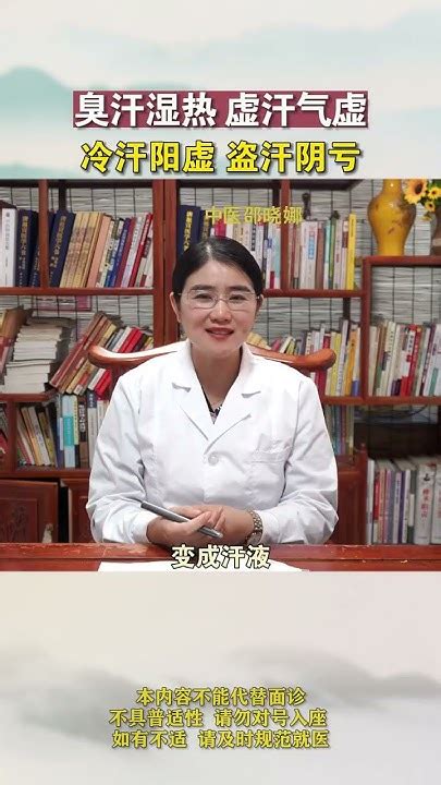 臭汗湿热，虚汗气虚，冷汗阳虚，盗汗阴亏 中医 健康 科普 Pinyin 搞笑 Youtube