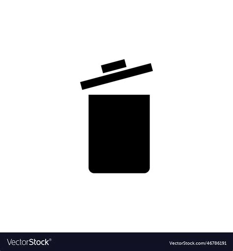 Trash Icon Can Icon Delete Icon Garbage Royalty Free Vector