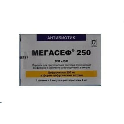 ᐈ Buy Megasef 250 mg 1's powder for injection / m Online • RxEli