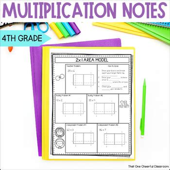 Factors Multiples Prime And Composite Numbers Multiplication Guided Math Notes