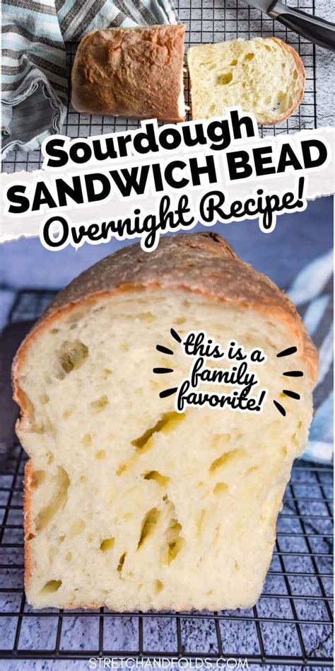 Easy No Knead Sourdough Sandwich Bread Recipe Sourdough Bread