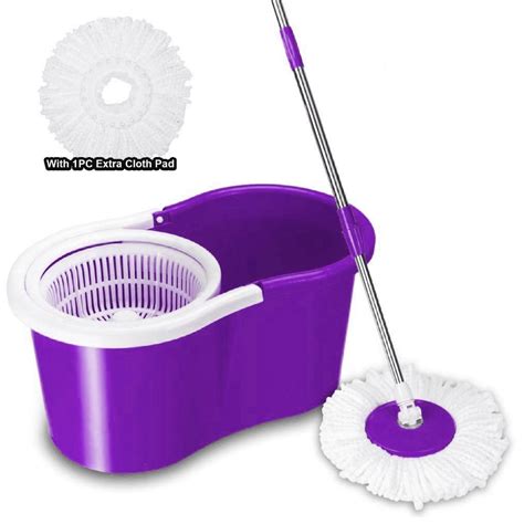 [free 2 Mop Inside] New Spin Mop With Spinner And Bucket Magic Spin Mop Tornado Mop For Floor