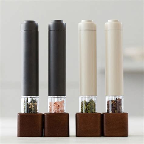 레꼴뜨 레꼴뜨 솔트 페퍼 전동 그라인더 자동 소금 후추그라인더 페퍼밀 통후추 2개 1세트 위시버킷