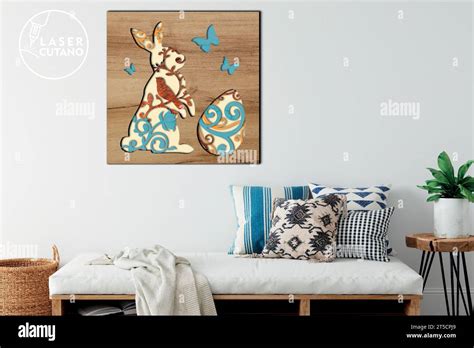 Lazer Cut Bunny Stock Vector Images Alamy