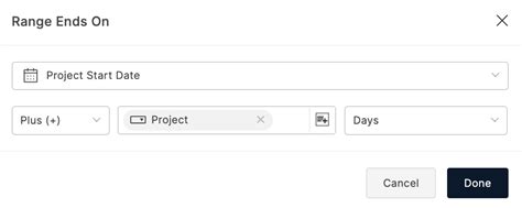 How To Let The Project Start Date To Begin From The Date Of Response
