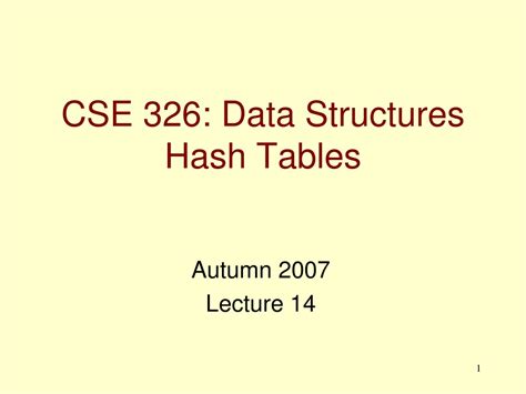 Ppt Building Efficient Hash Tables Powerpoint Presentation Free Download Id9544799