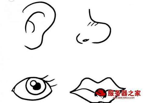 幼儿简笔画五官的画法 简笔画图片大全 蒲城教育文学网