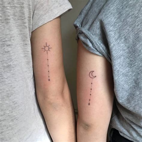 Sun And Cloud Tattoo By Lisa Pokes Tattoogrid Net Matching Tattoos